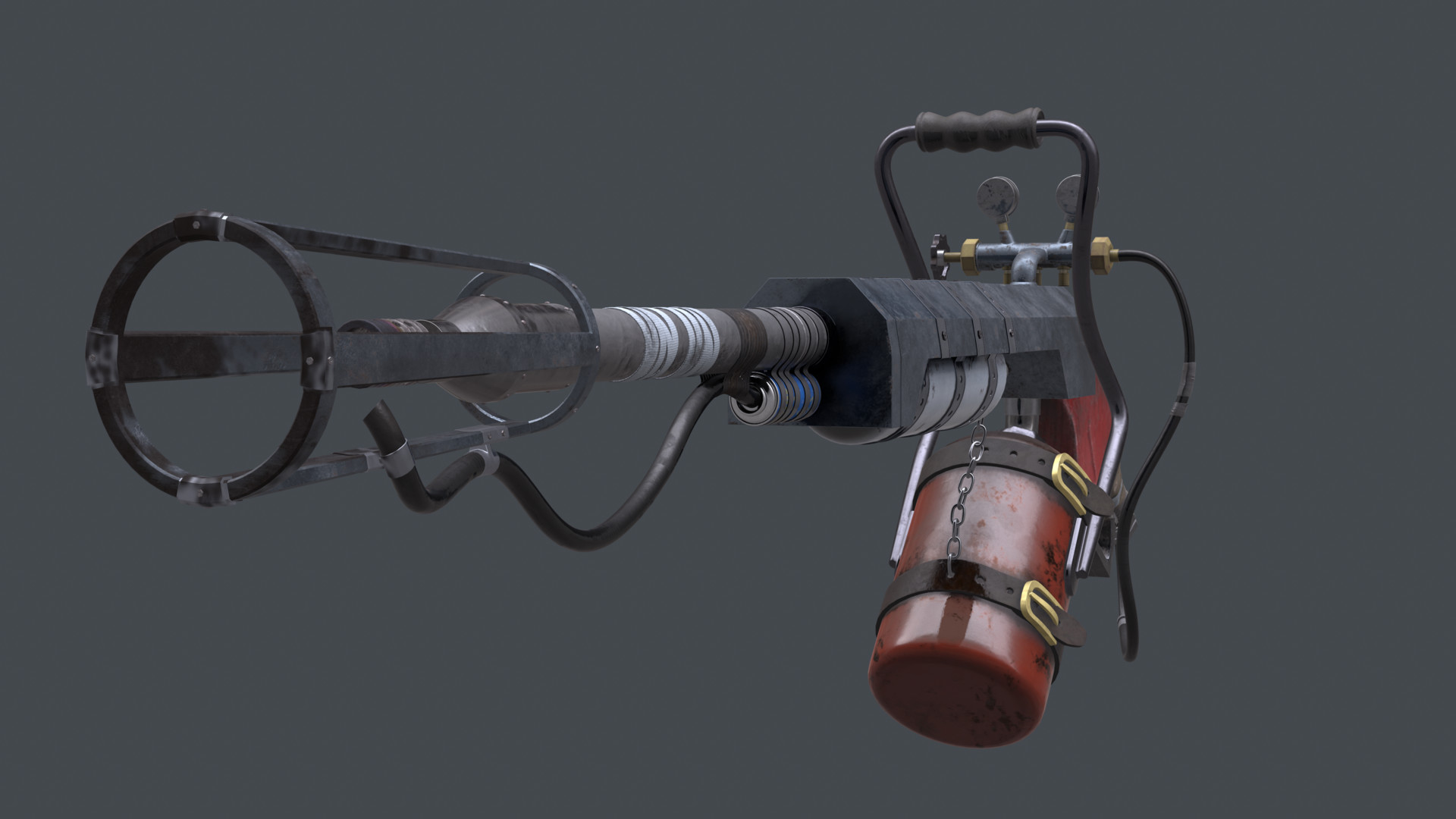 ArtStation - Flamethrower Model