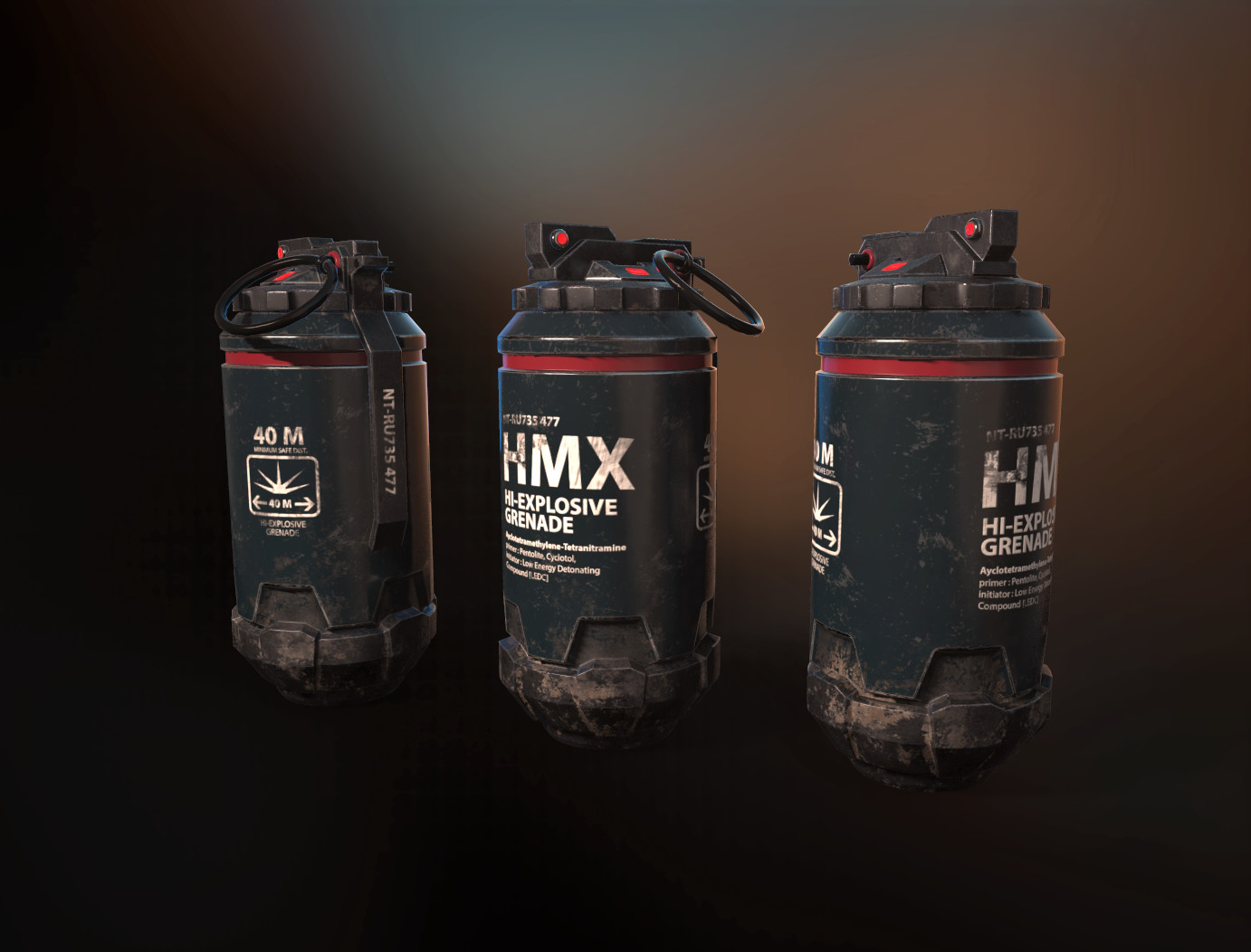 ArtStation - HMX Grenade