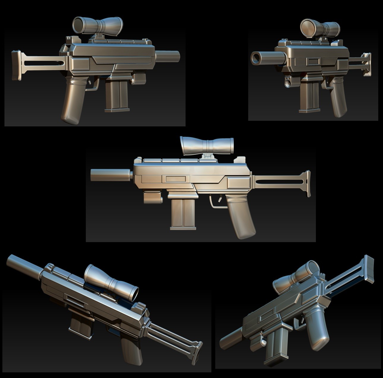ArtStation - Gun Concept - SMG