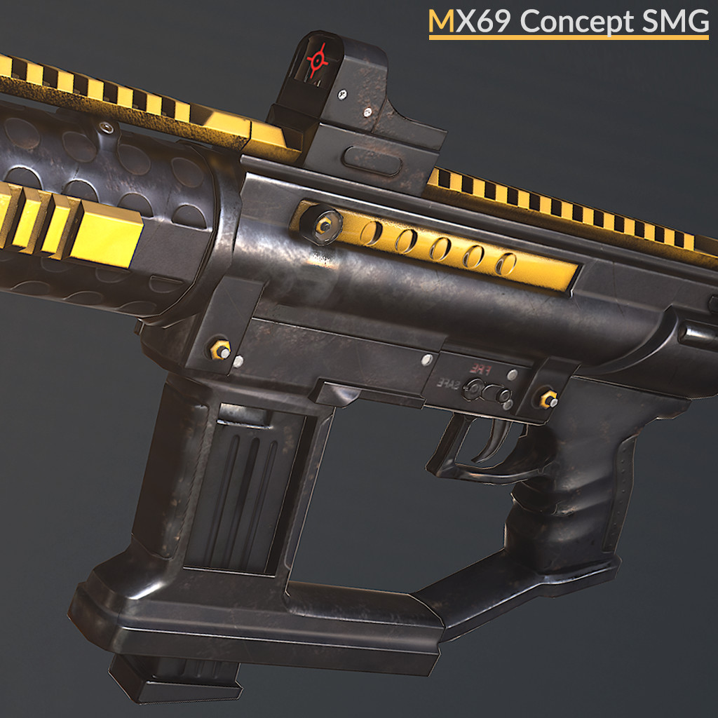 ArtStation - MX69 Concept SMG