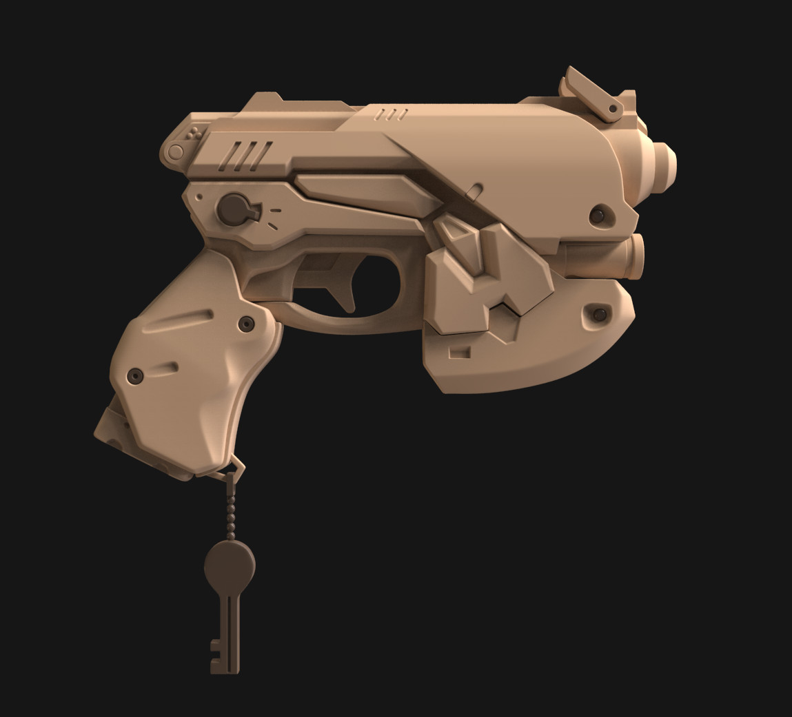 ArtStation - DVa gun WIP