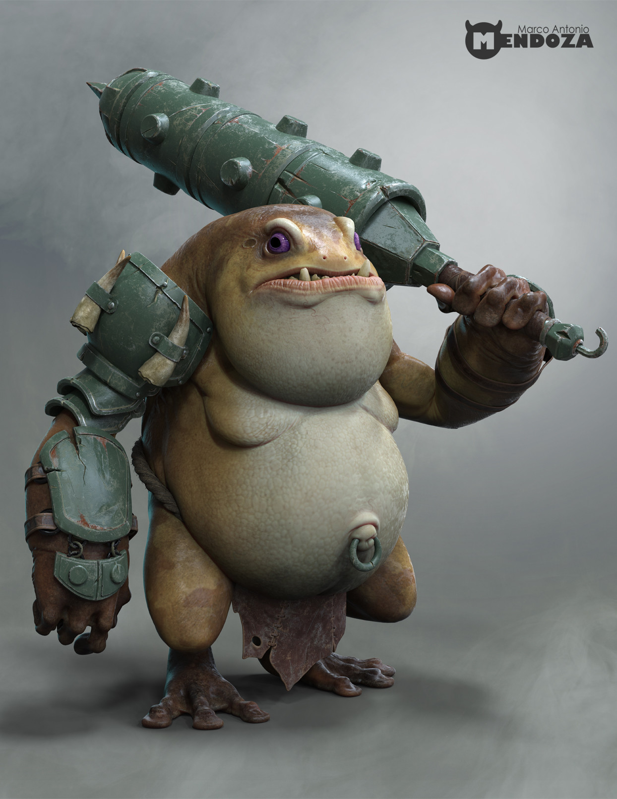 ArtStation - WARRIOR - FROG