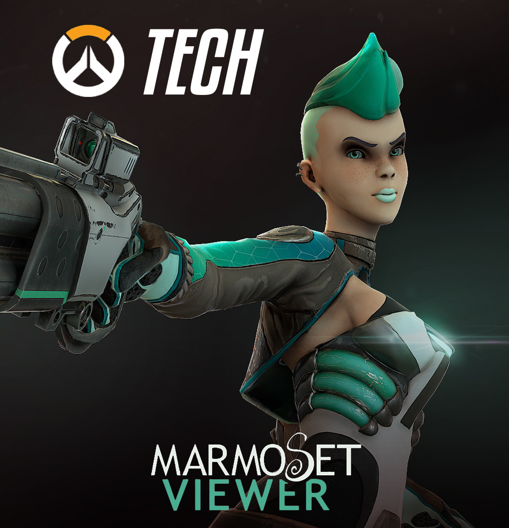 ArtStation - Tech - Overwatch fanmade Hero