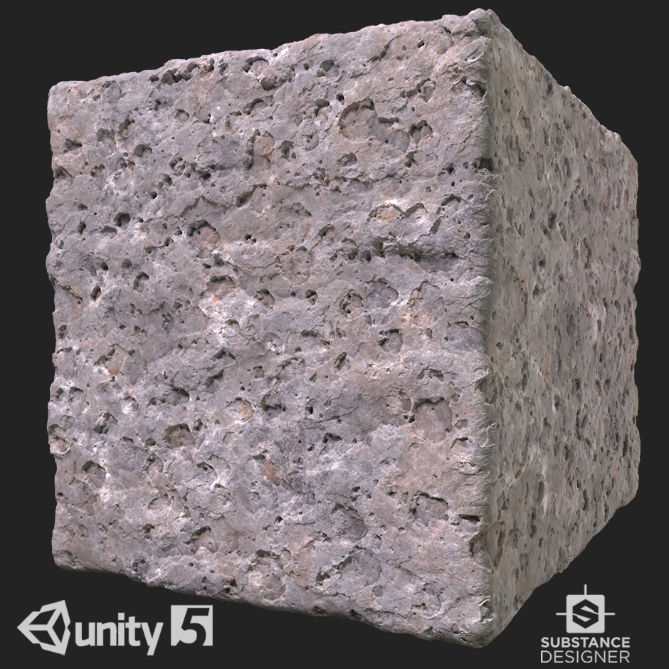 ArtStation - Perforated Rock Substance