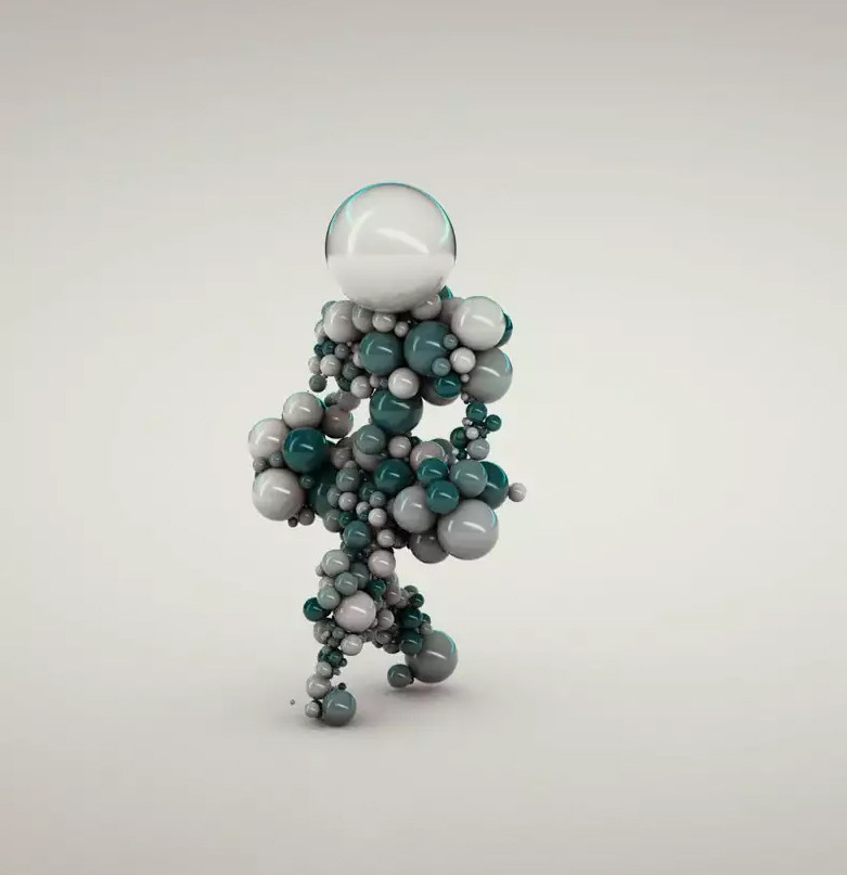 ArtStation - Dancing Particle Man