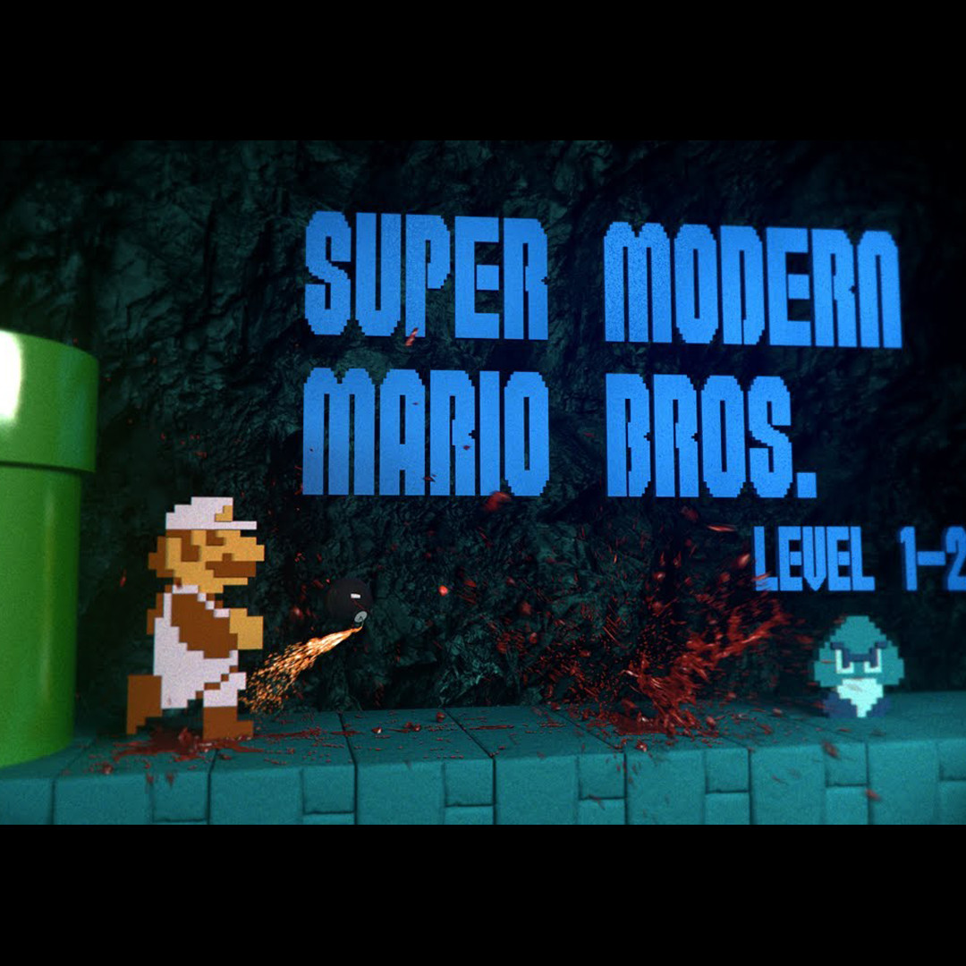 ArtStation - Super Modern Mario Bros. Level 1-2
