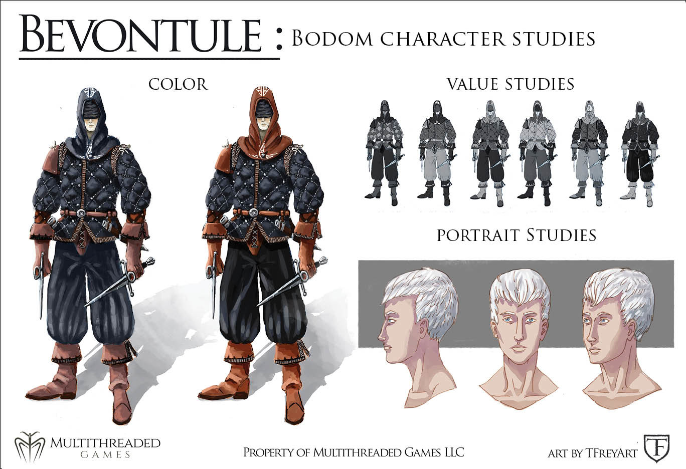 ArtStation - Bevontule: Bodom Character Designs