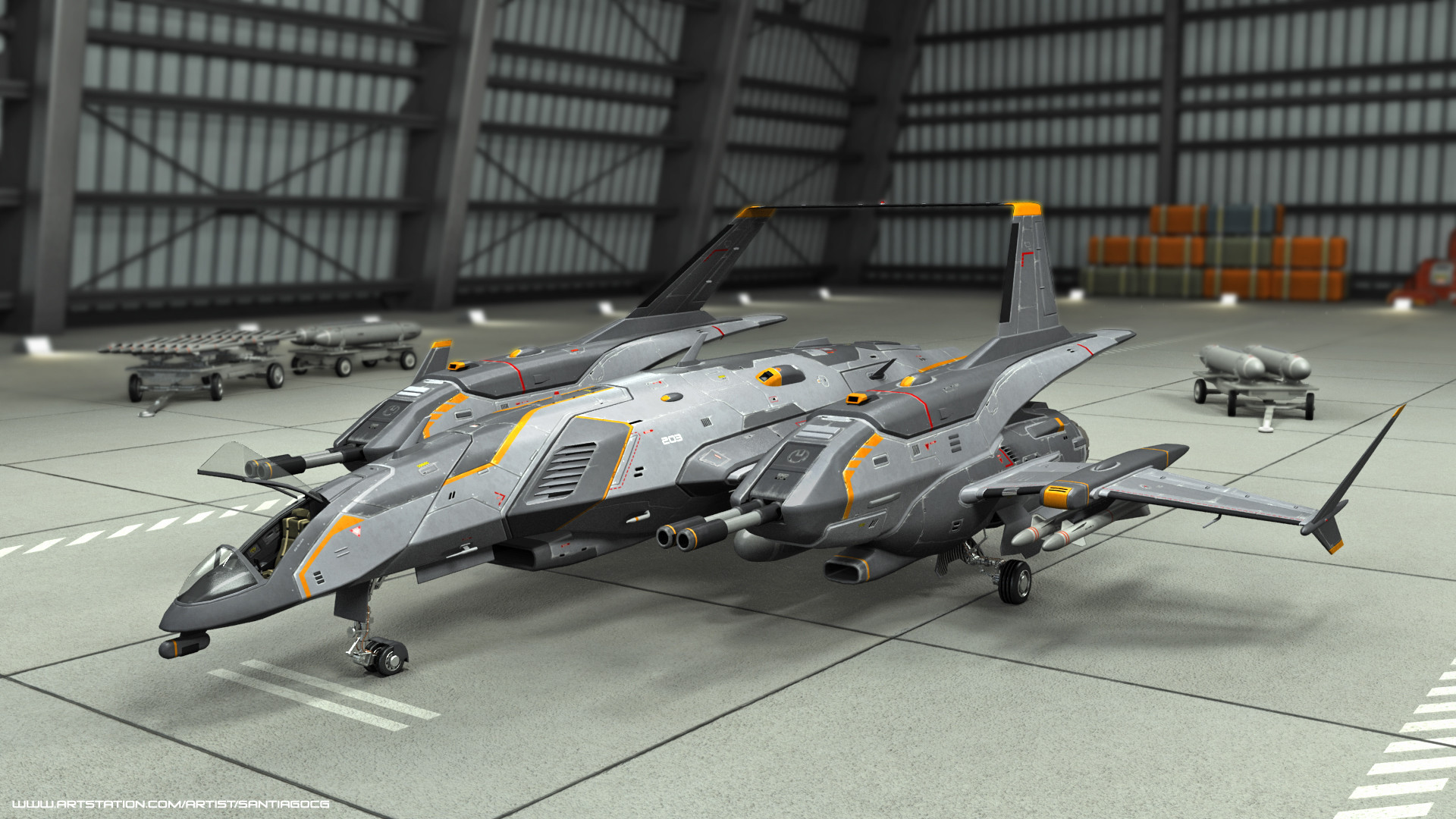 ArtStation - Strike Fighter