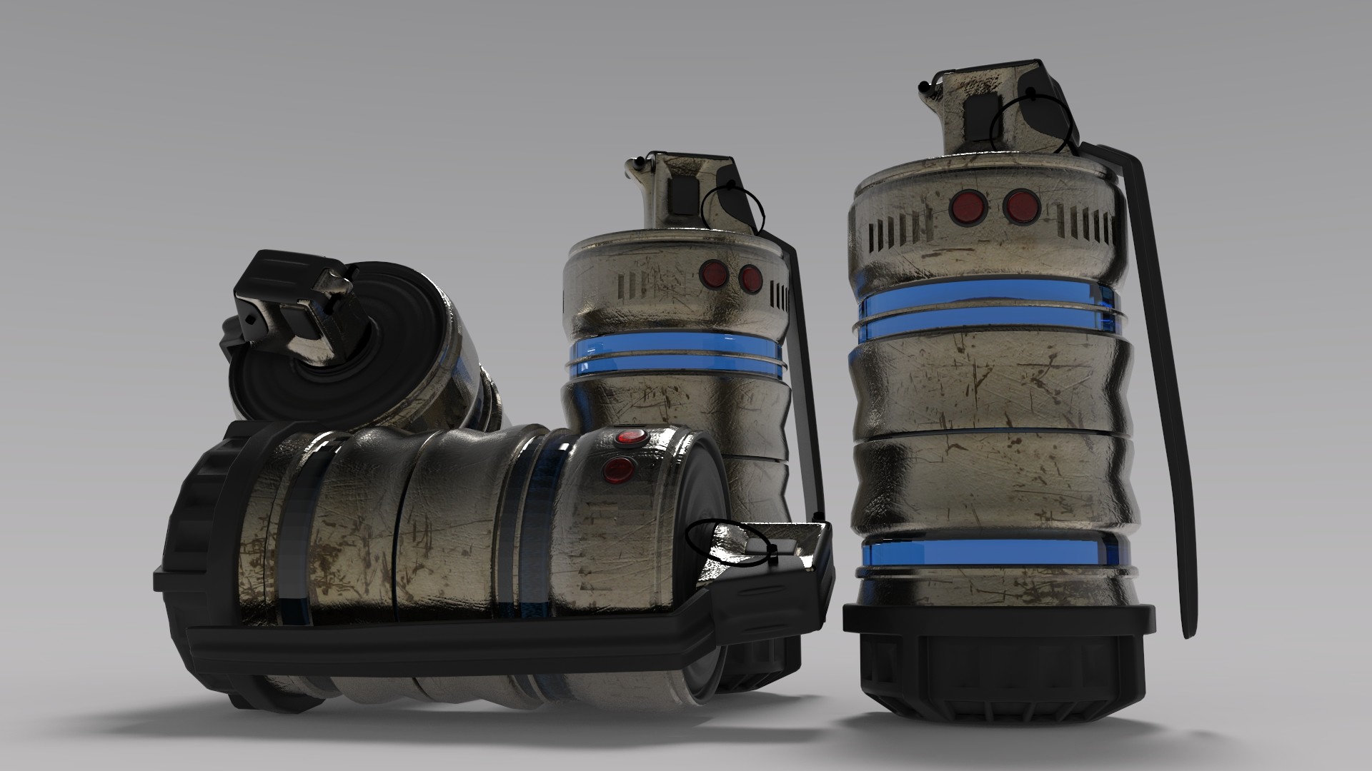 ArtStation - High-Tech Flash Grenade Concept