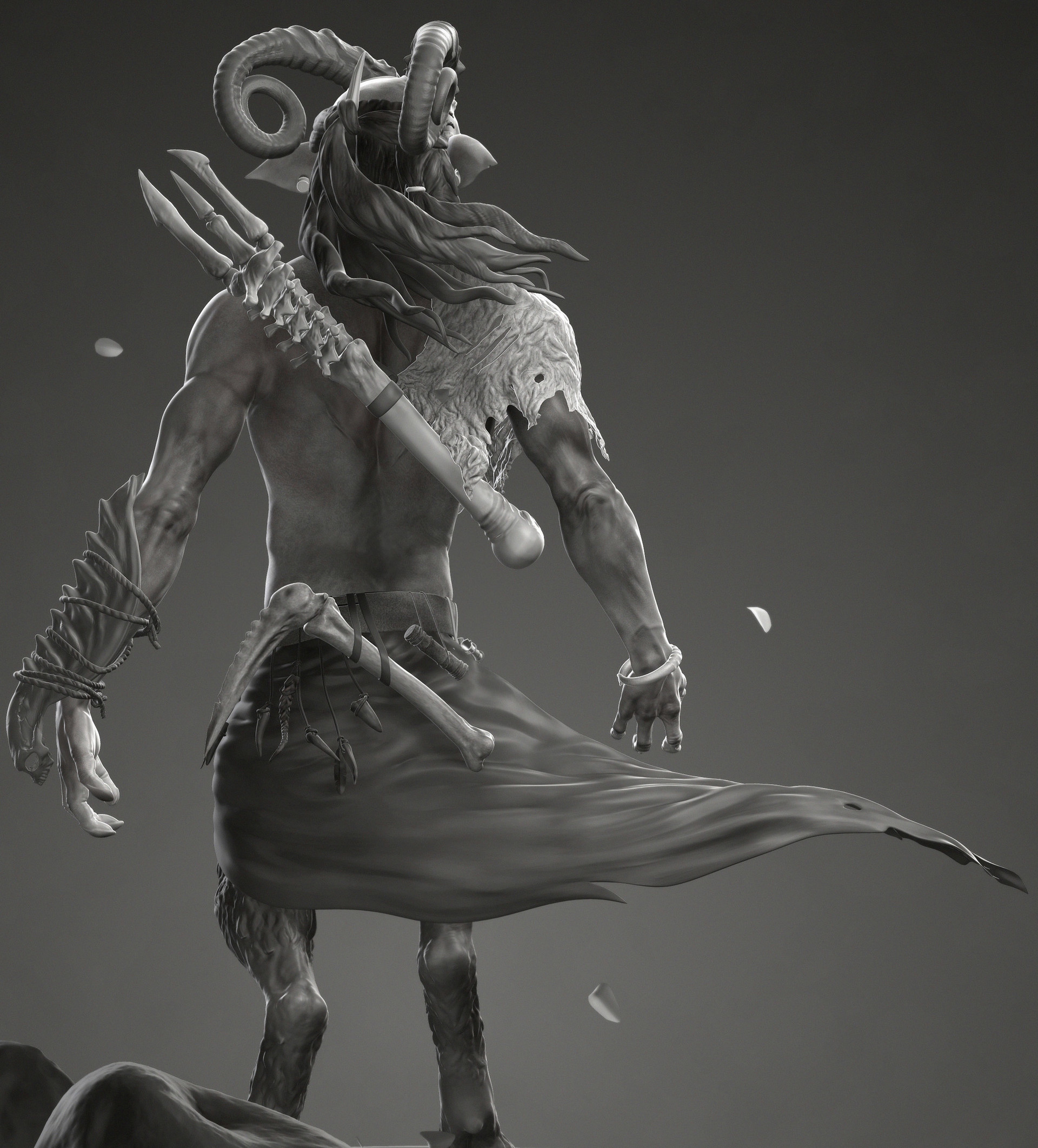 ArtStation - Warrior faun character