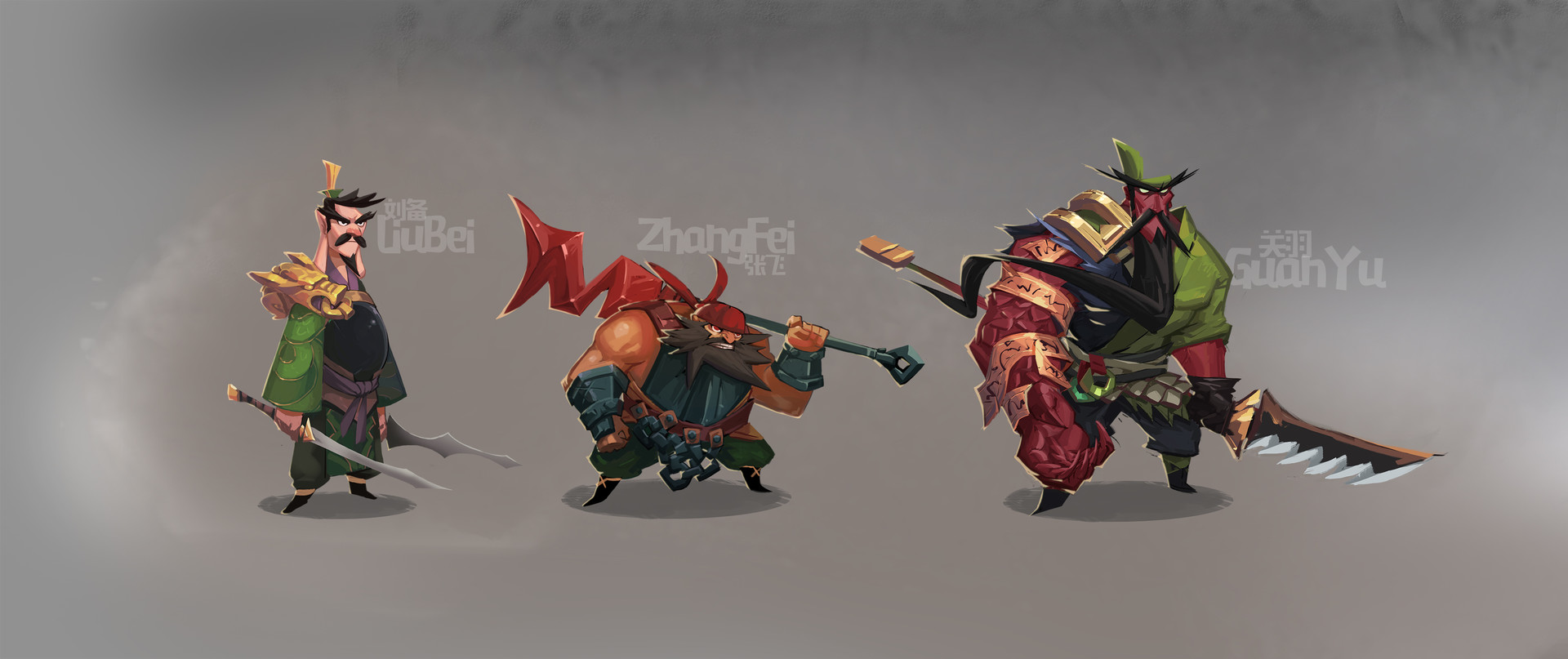 ArtStation - Shu three brothers