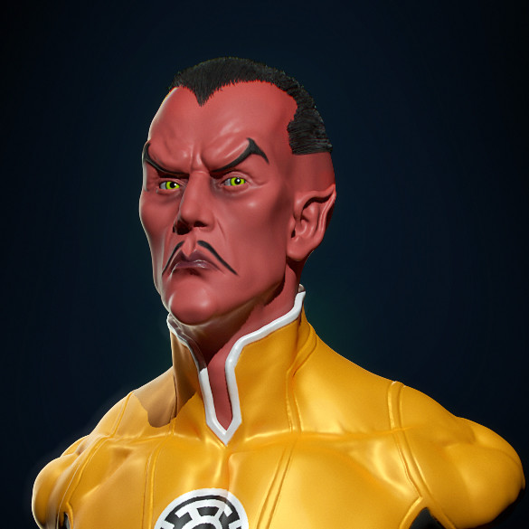 ArtStation - Sinestro + Process video