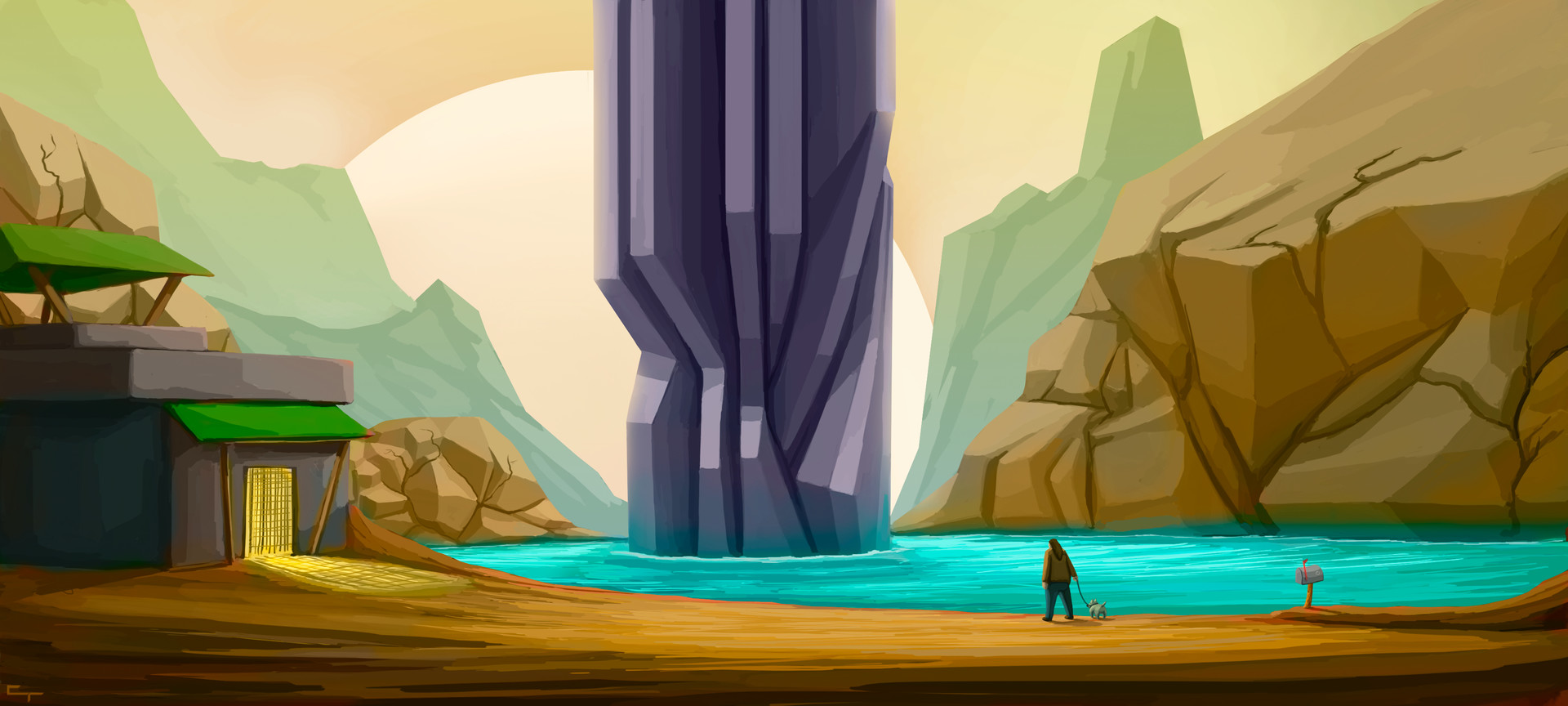 ArtStation - 2D VIDEO GAME CONCEPT BACKGROUNDS