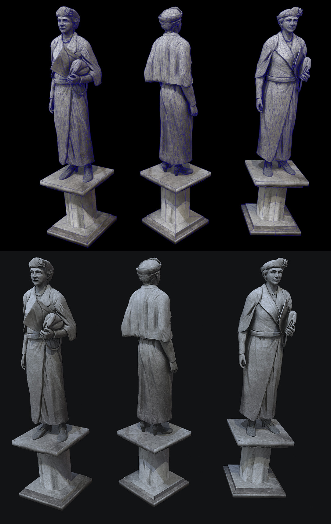 ArtStation - 3D Characters Sculpt Base on Photo
