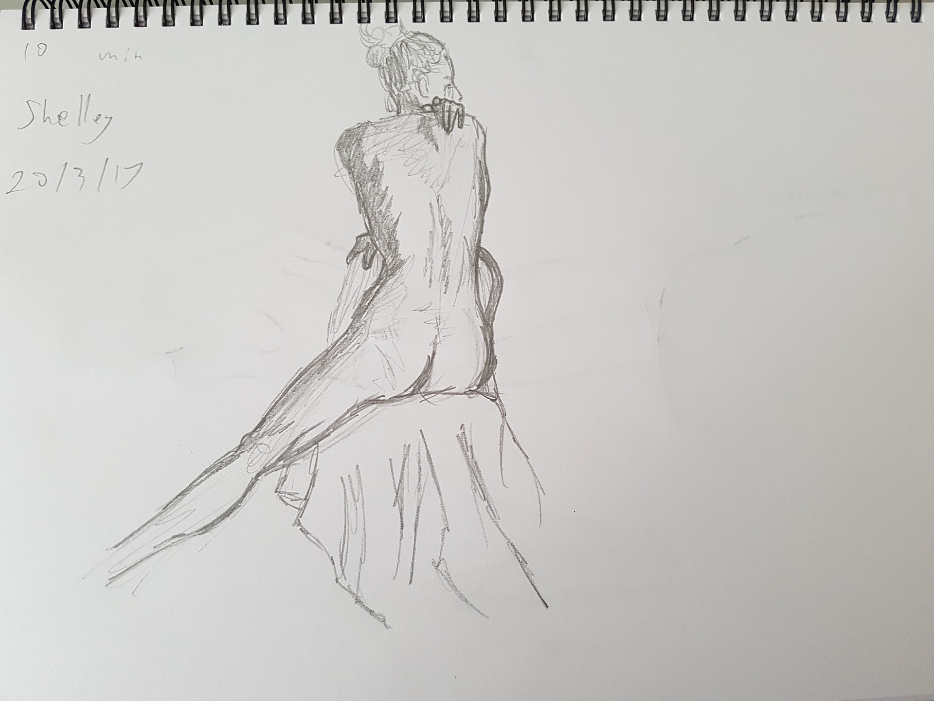 ArtStation - Life Drawing - 20/3/2017 (Shelley)