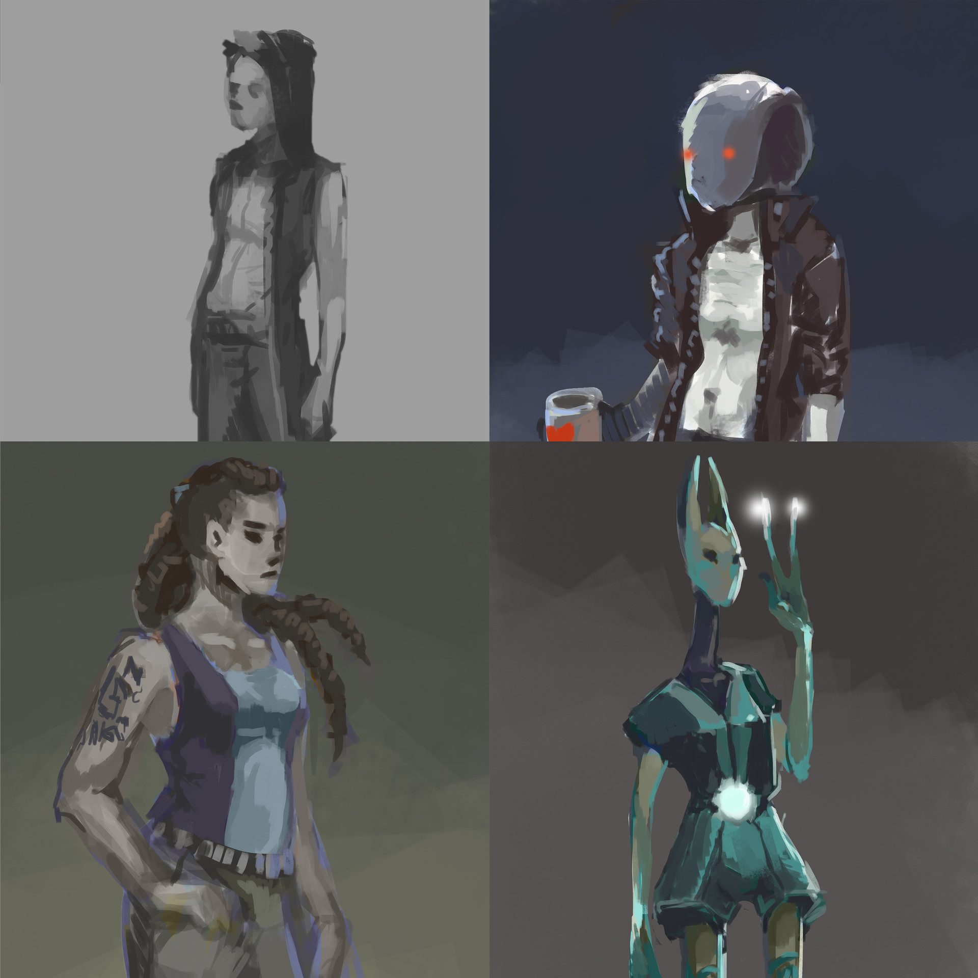 ArtStation - Concept Art Character Thumbnails