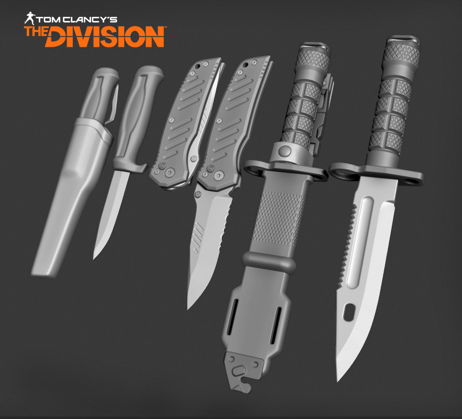 ArtStation - The Division - Knives