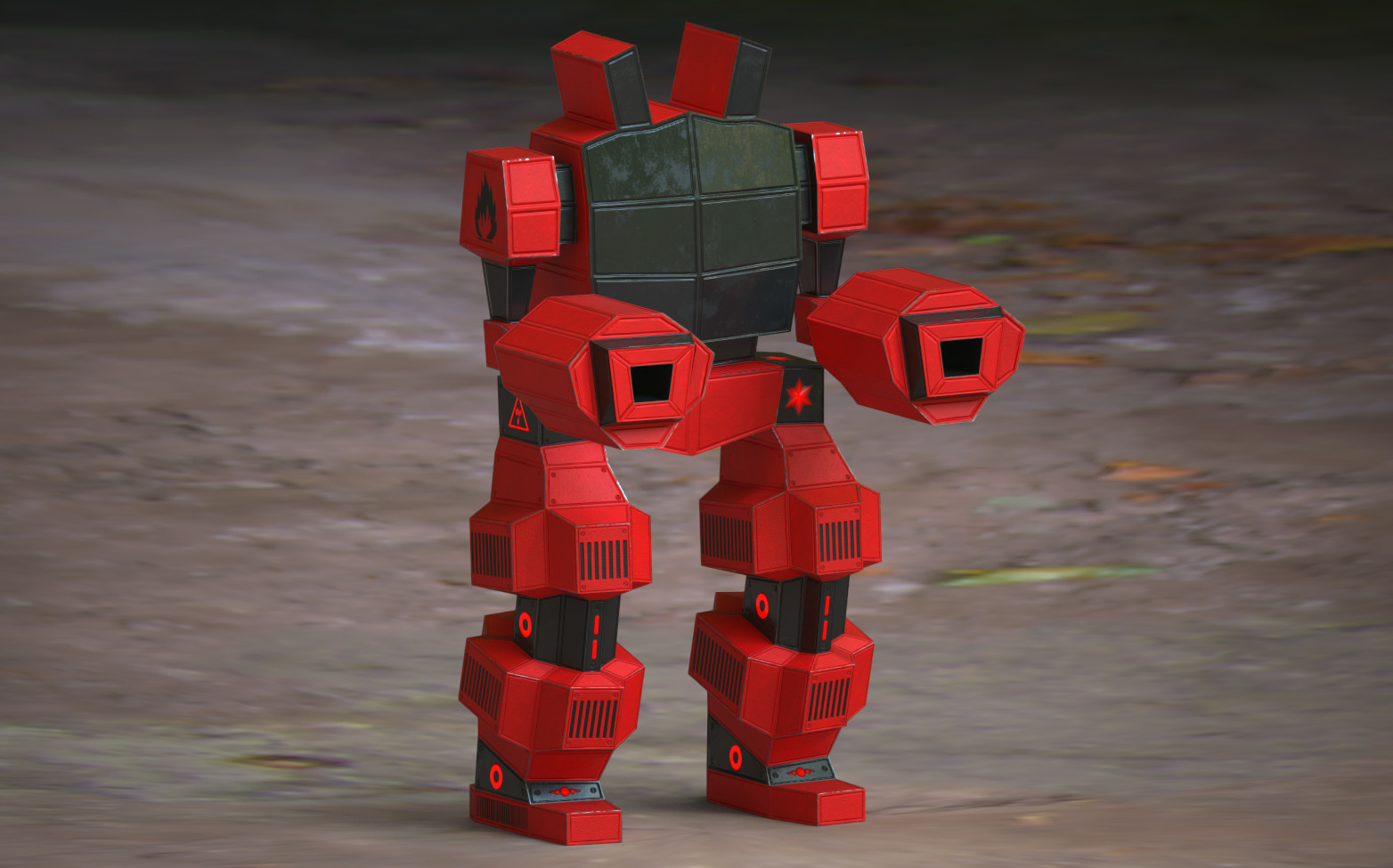 ArtStation - Red Mech