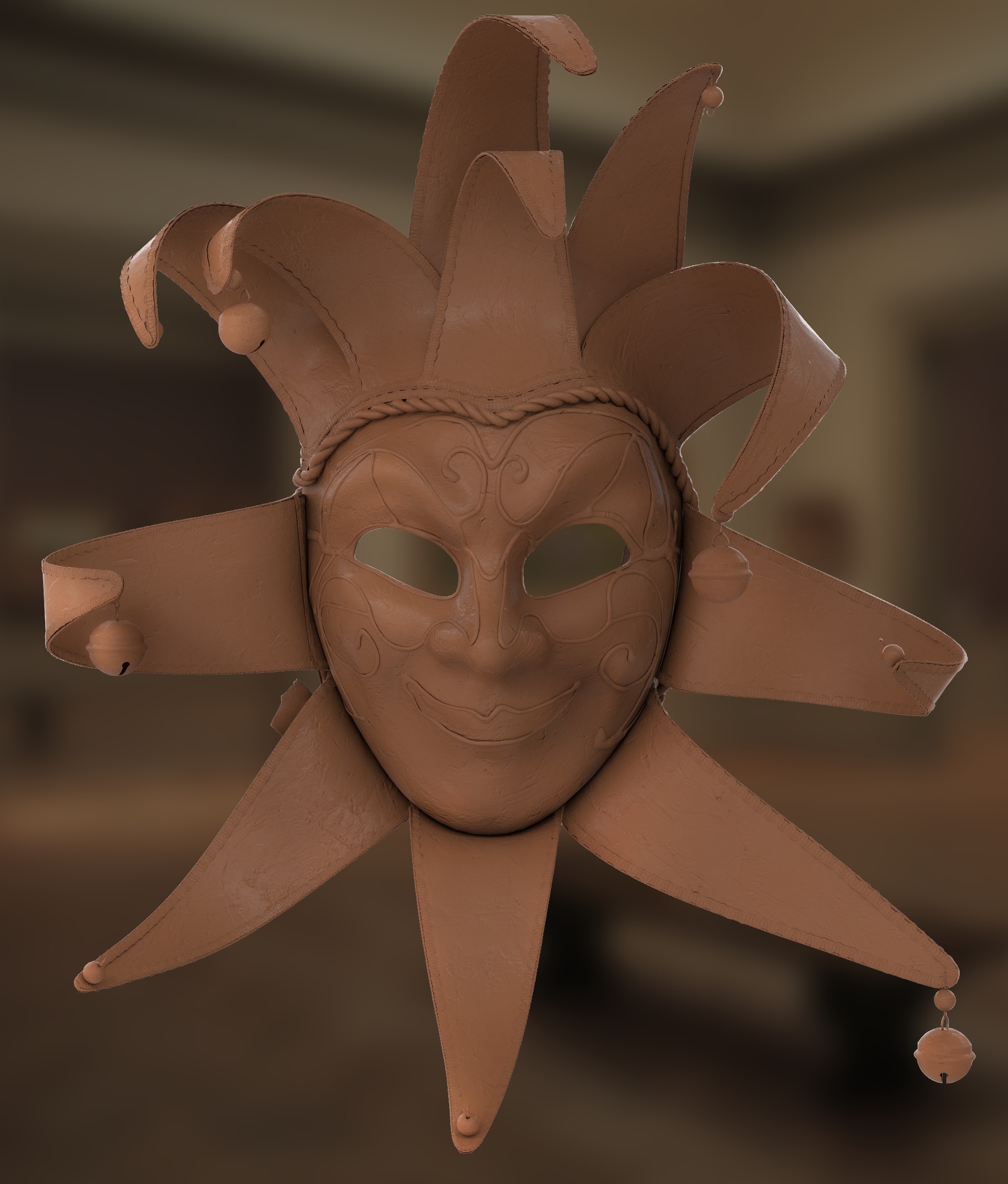 ArtStation - Jester Mask WIP