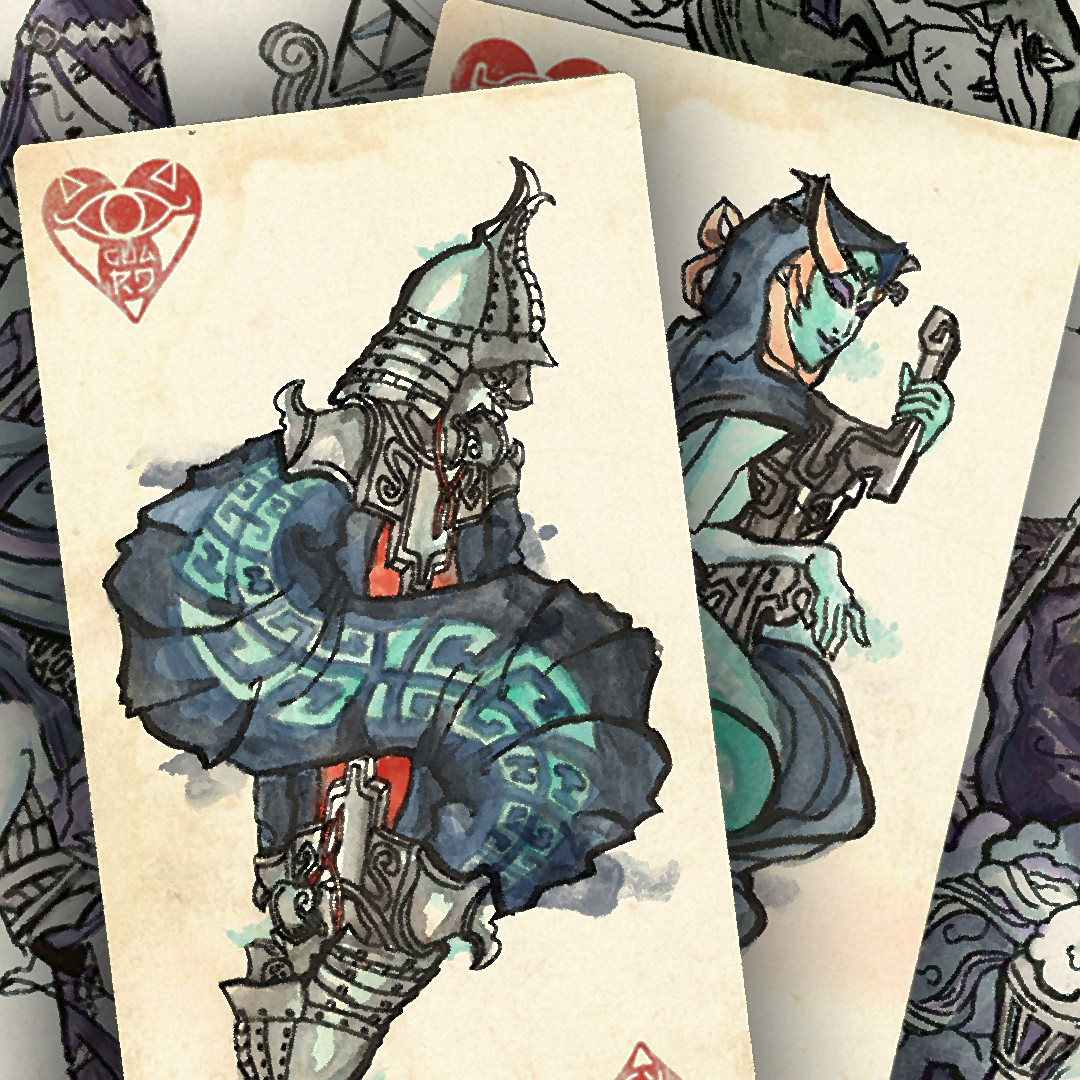ArtStation - Card game in Watercolor