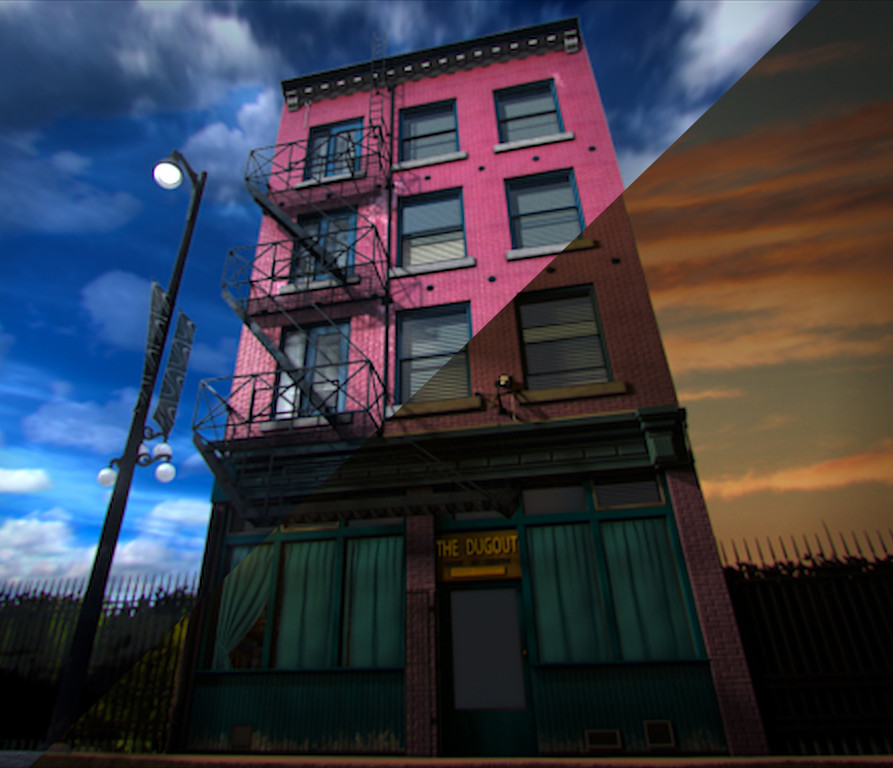 ArtStation - Environment(Building) - Modeling, Shading &Lighting