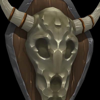 ArtStation - Handpainted shieldbone