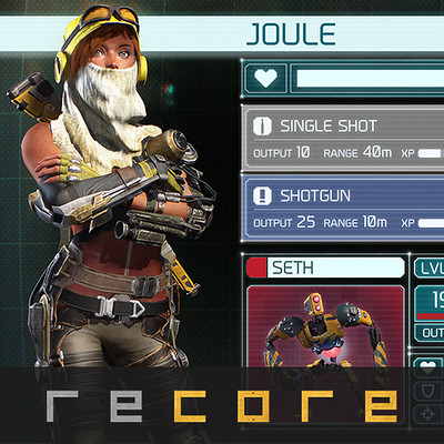 ArtStation - ReCore UI Concepts