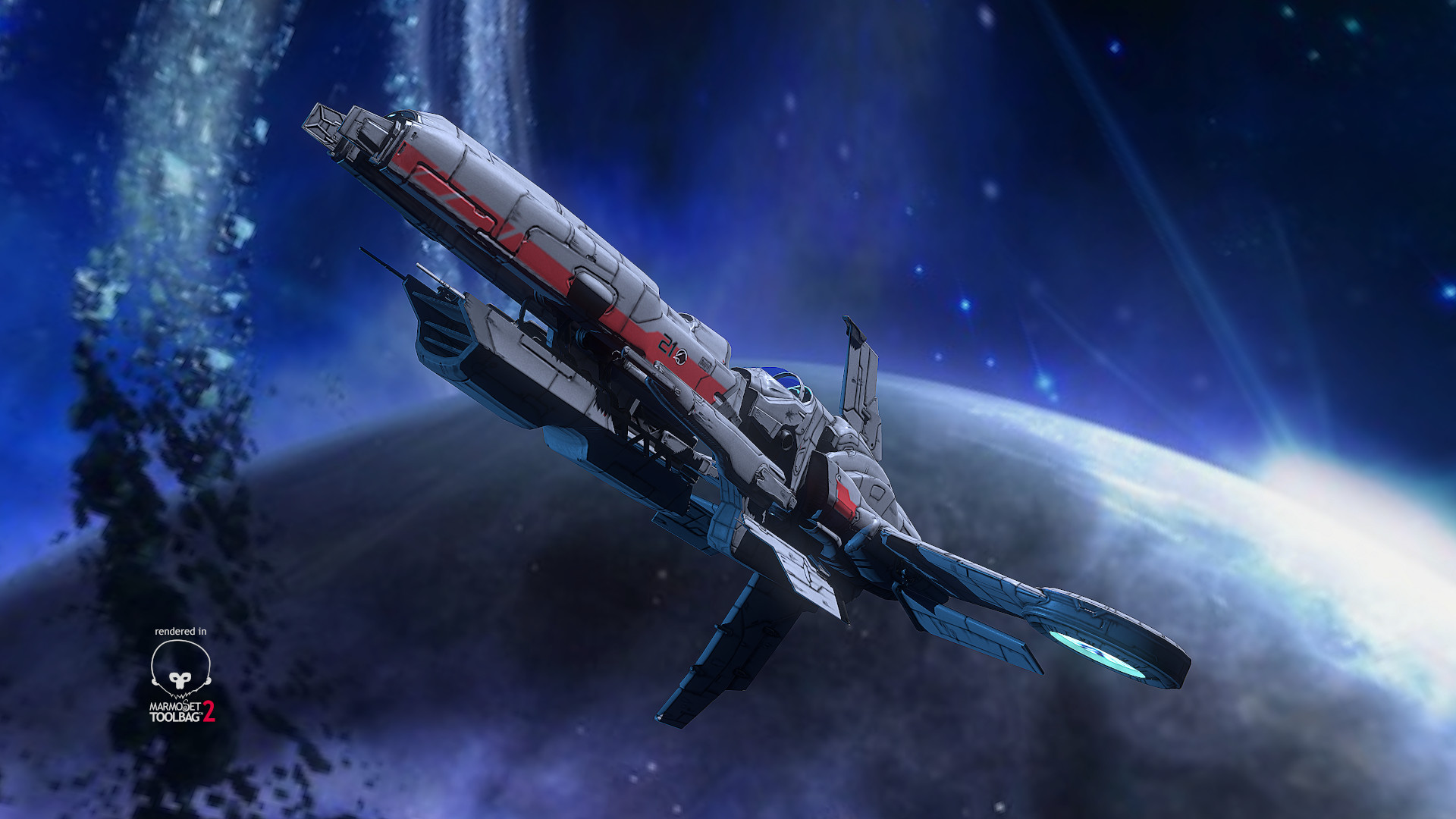 ArtStation - Interceptor Fighter - Spaceship