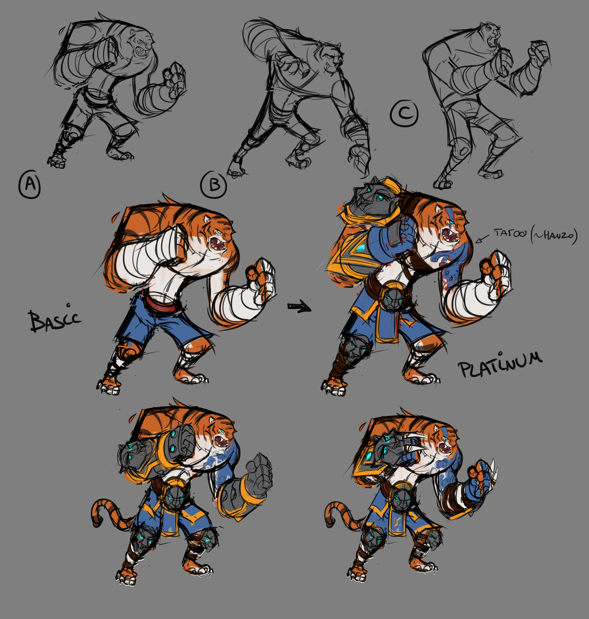 ArtStation - Mutants : Genetic Gladiators - Characters