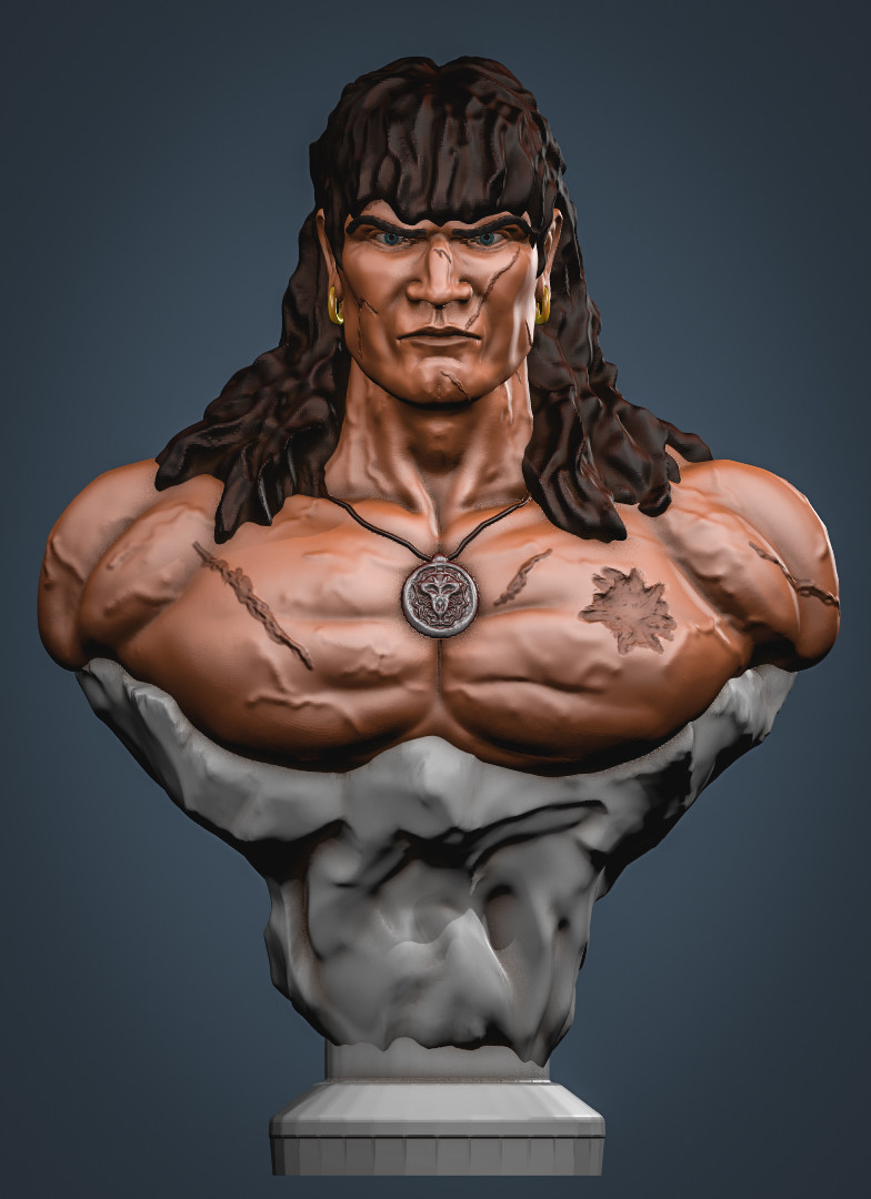 ArtStation - Conan bust
