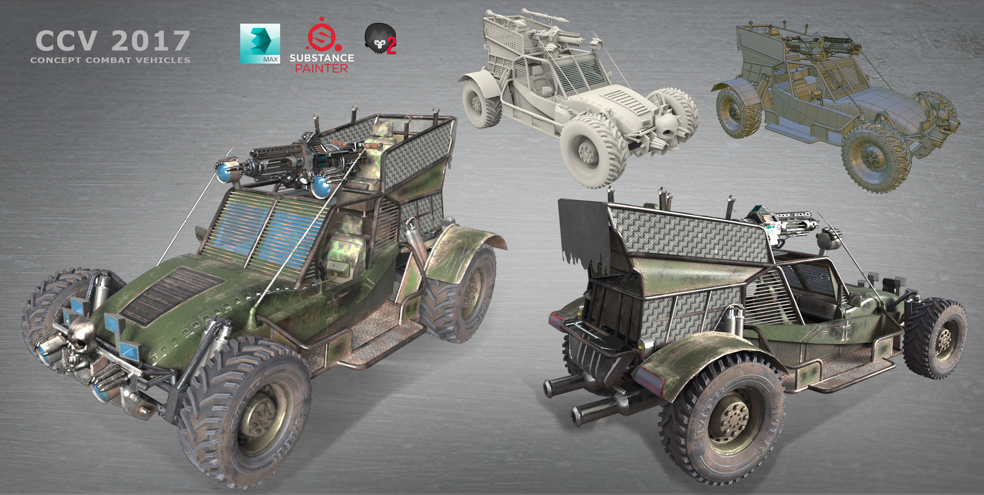 ArtStation - Own_Concept_CVC_combat vehicle