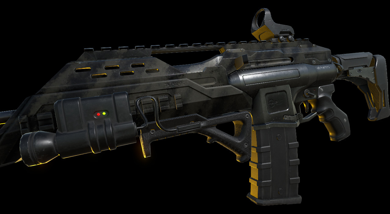 ArtStation - Assault Rifle Mk4