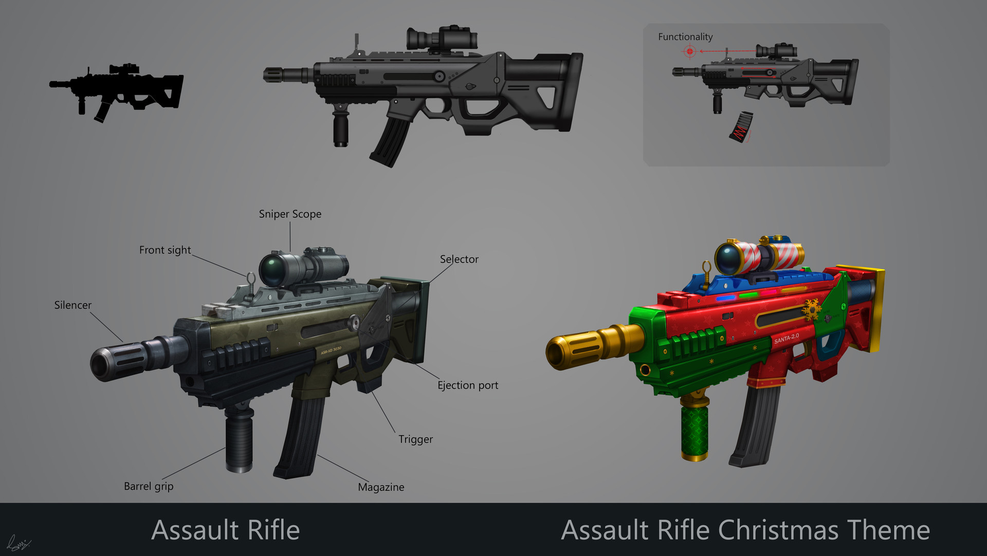 ArtStation - Assault Rifle