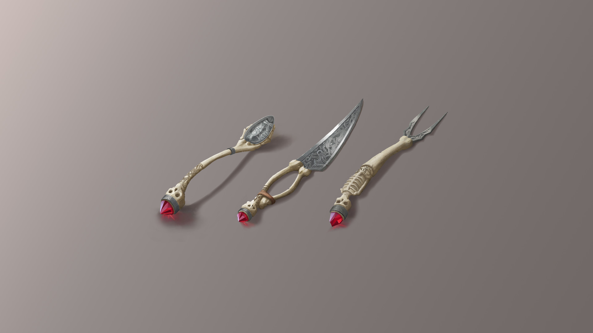 ArtStation - Viking Vampire Cutlery