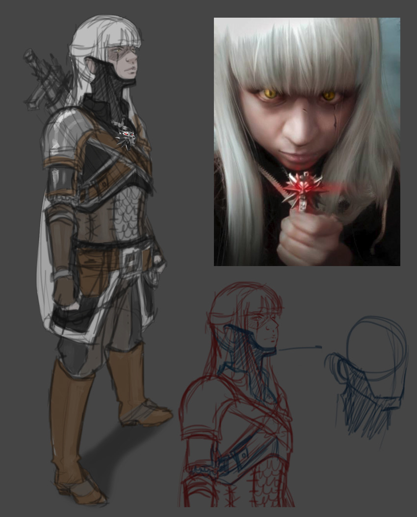 ArtStation - Female School of the Wolf Witcher Concept