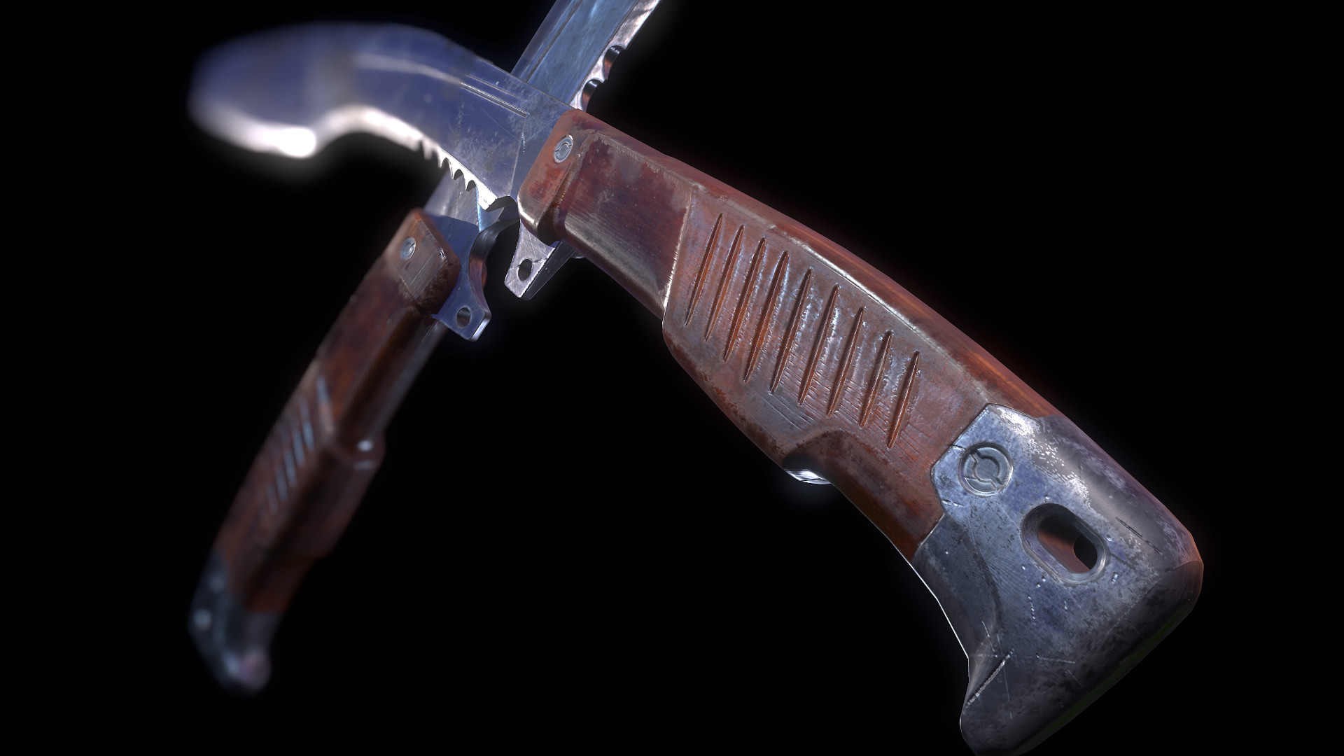 ArtStation - Knife Texture Practice