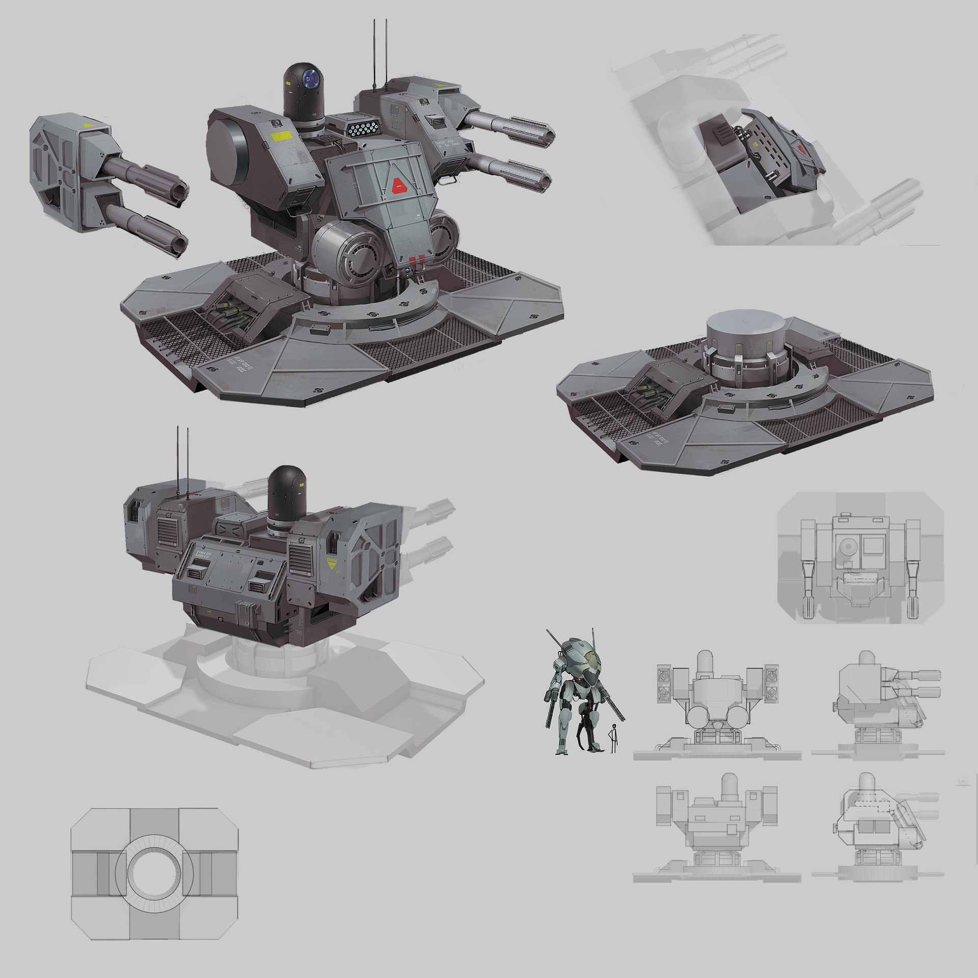 ArtStation - Turrets