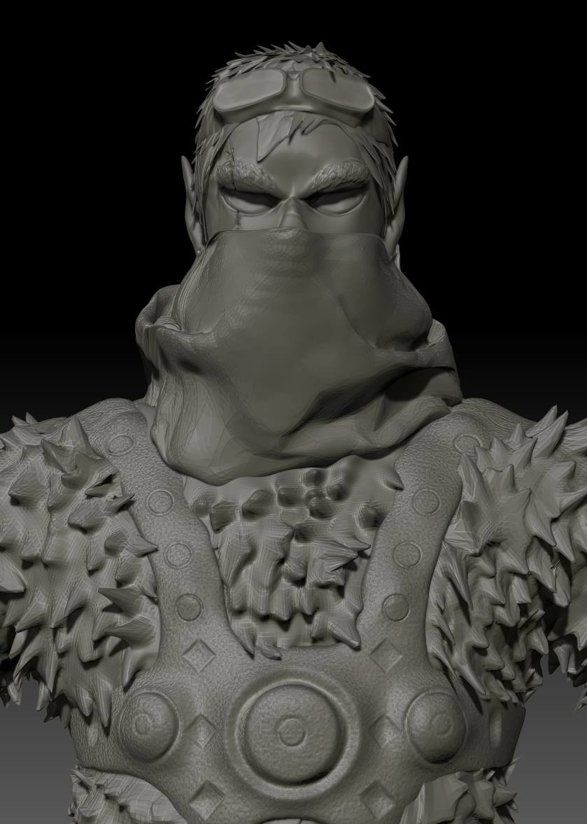 ArtStation - Hunter concept to model in game