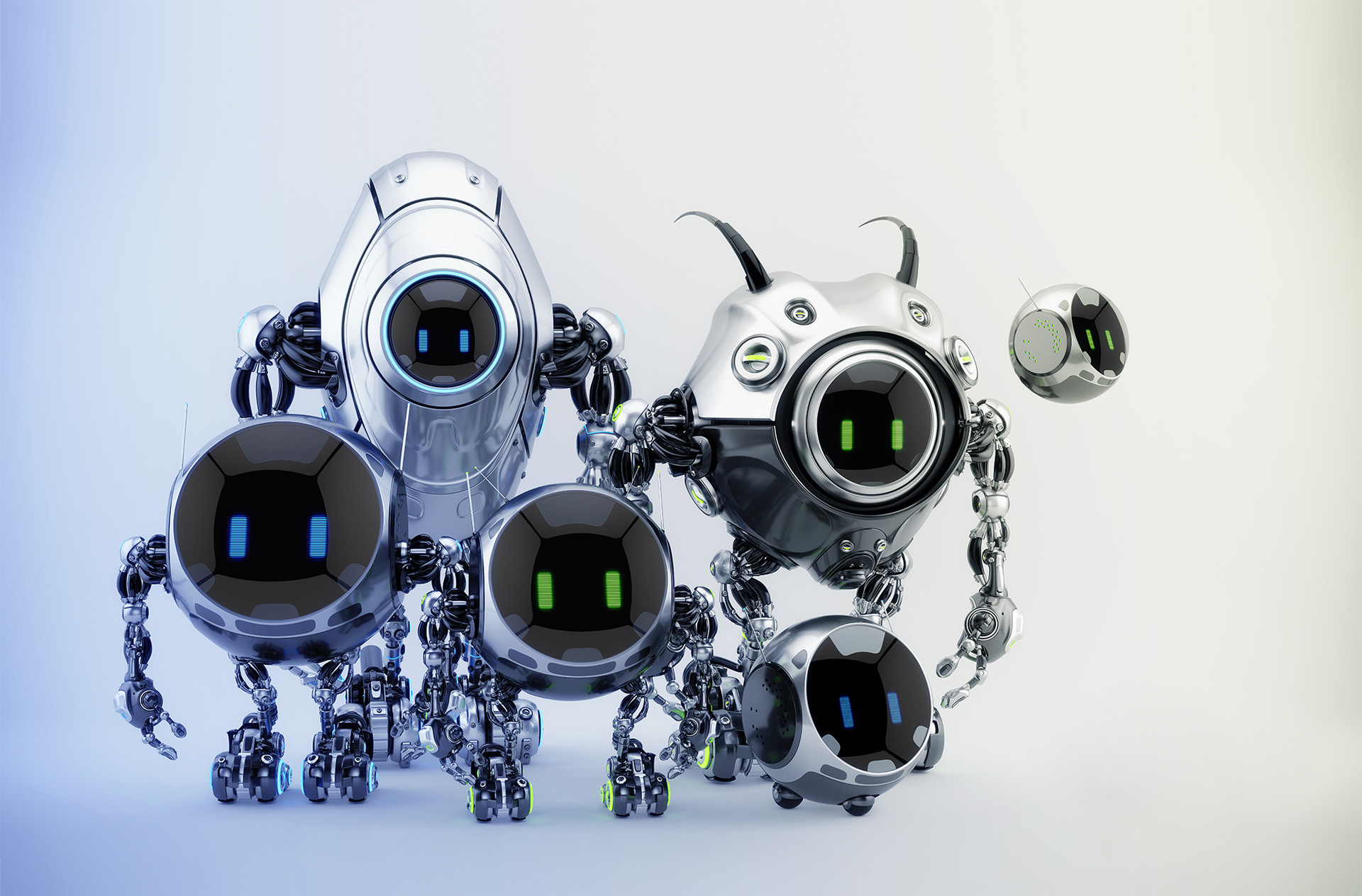 ArtStation - Robotic ufo famly