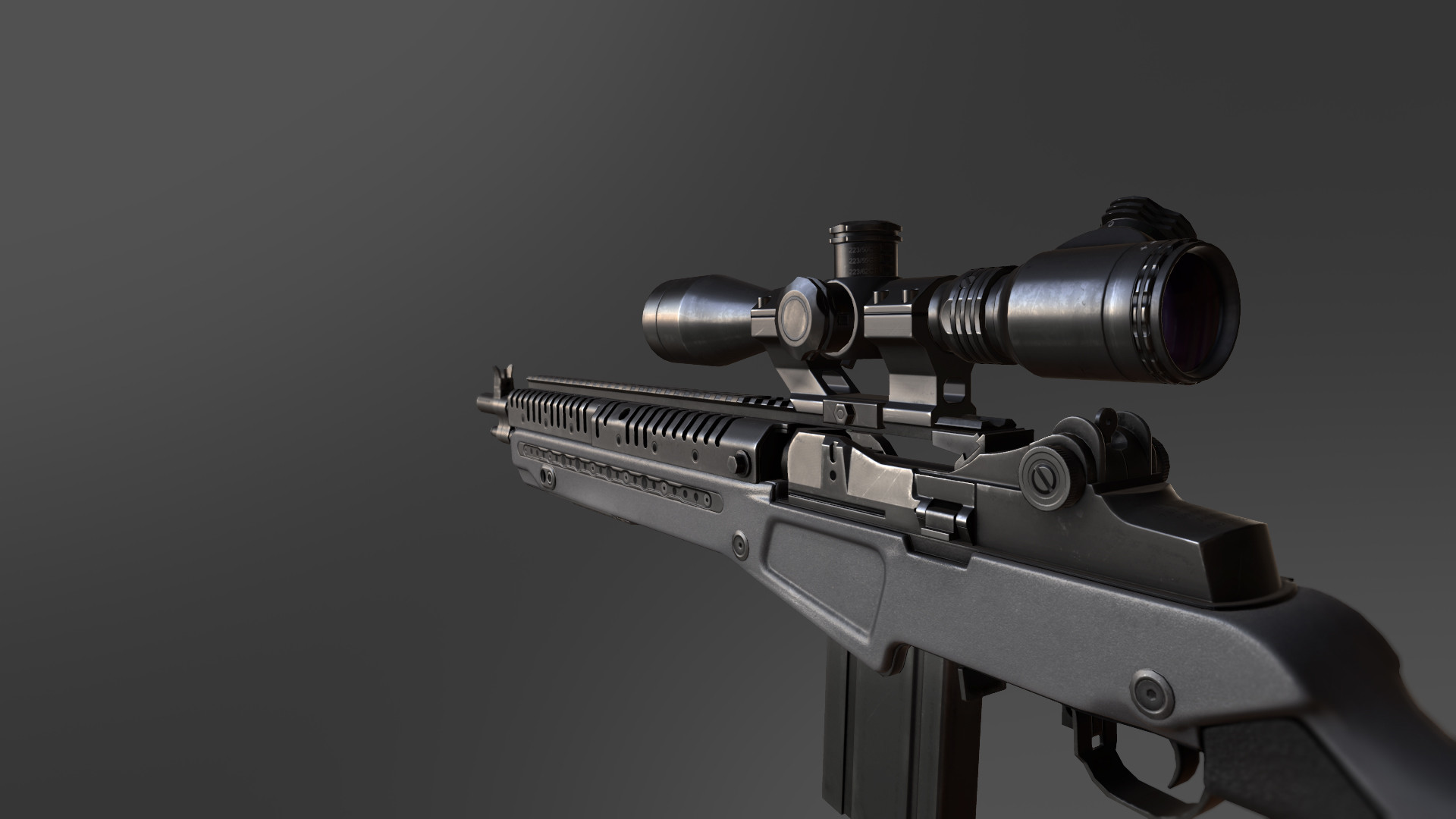 ArtStation - M14 Rifle