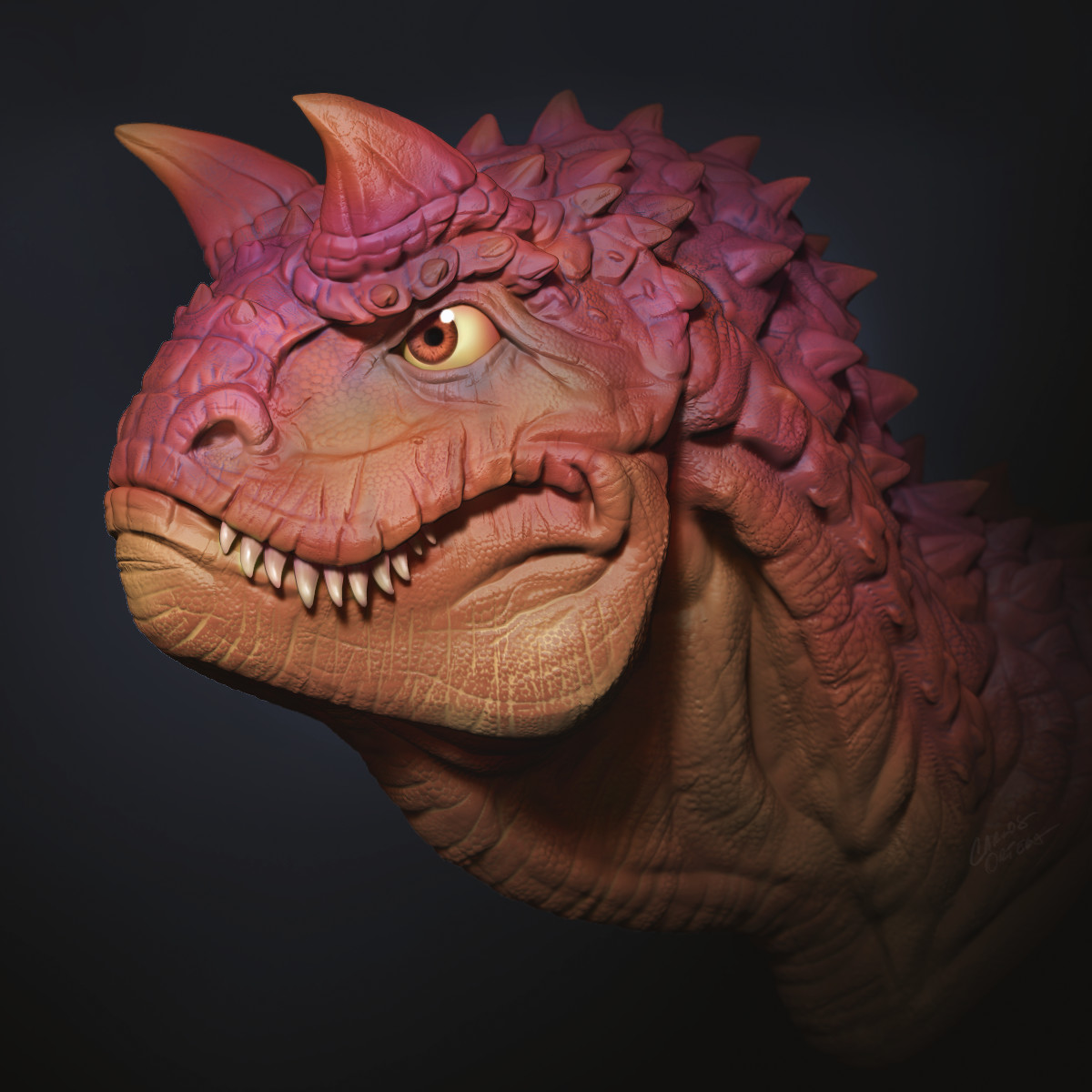 ArtStation - Dino heads