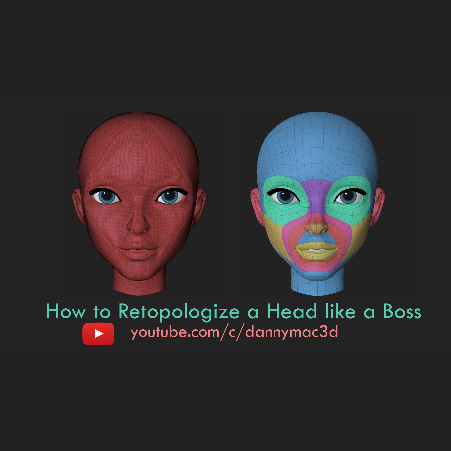 ArtStation - How to Retopologize a Head like a Boss
