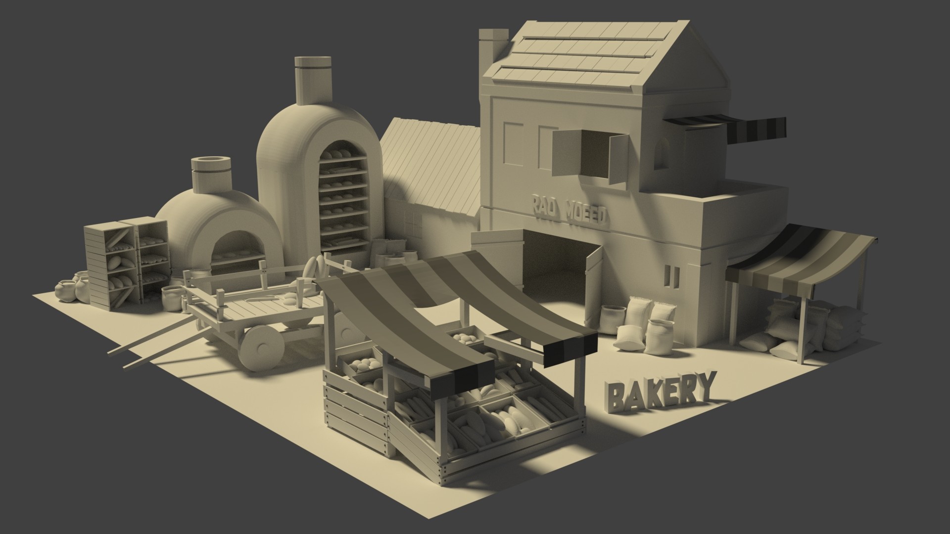 ArtStation - Bakery Game Art