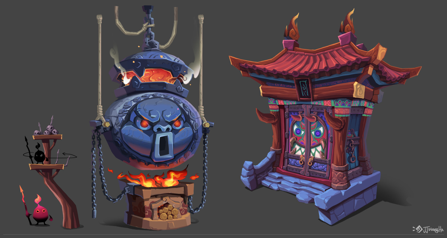 ArtStation - 2D Prop concept