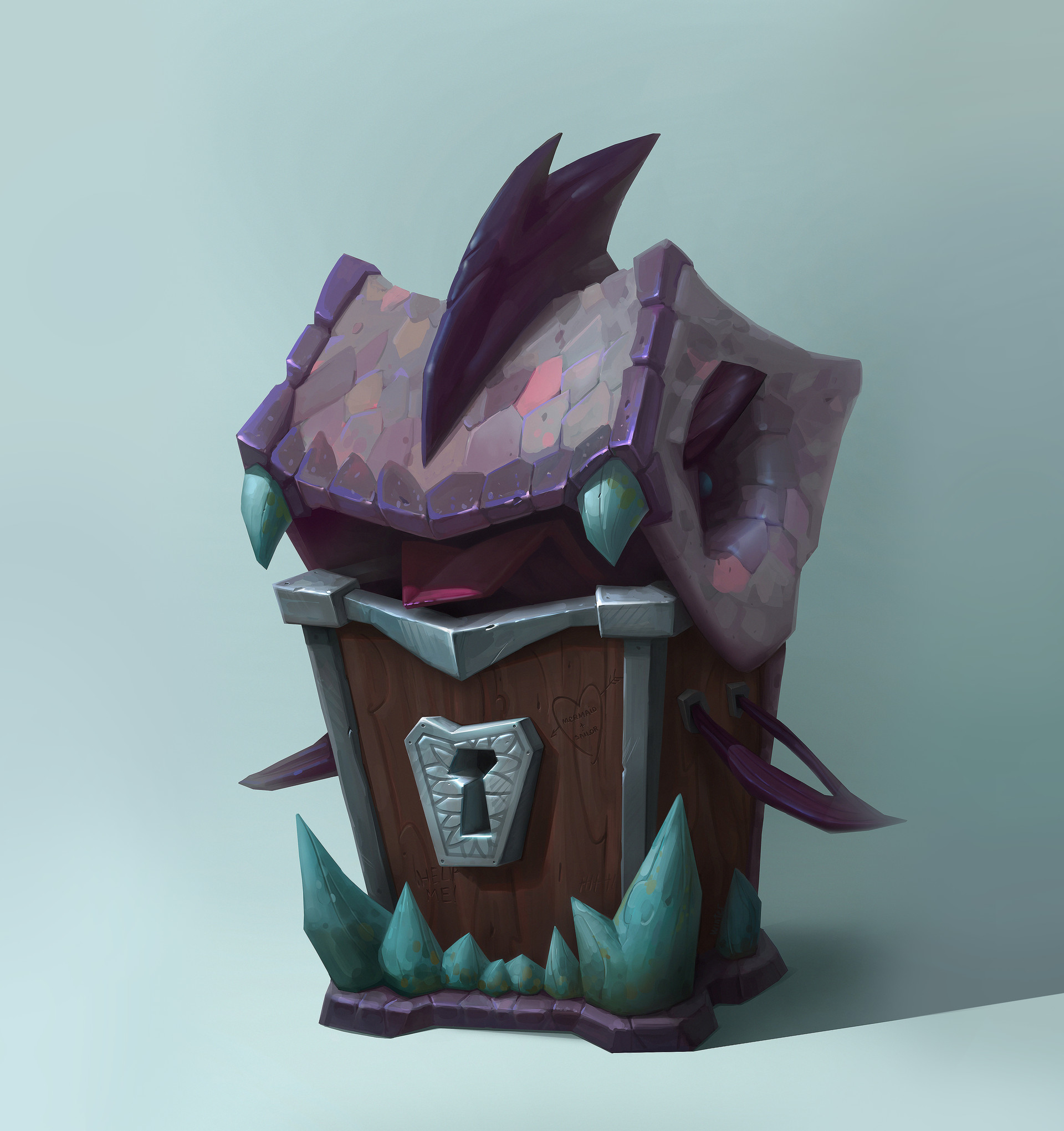 ArtStation - Mermaid's chest