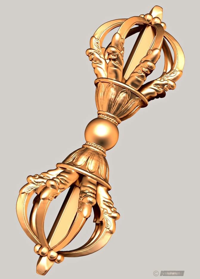 ArtStation - 7 prong closed vajra