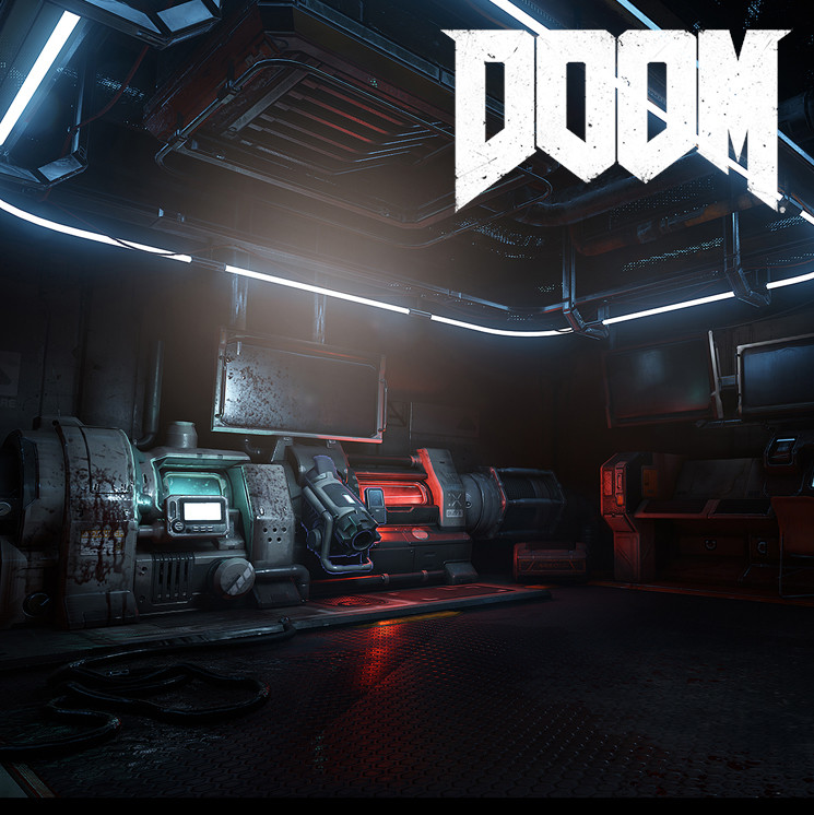 ArtStation - Doom: Argent Facility Environments
