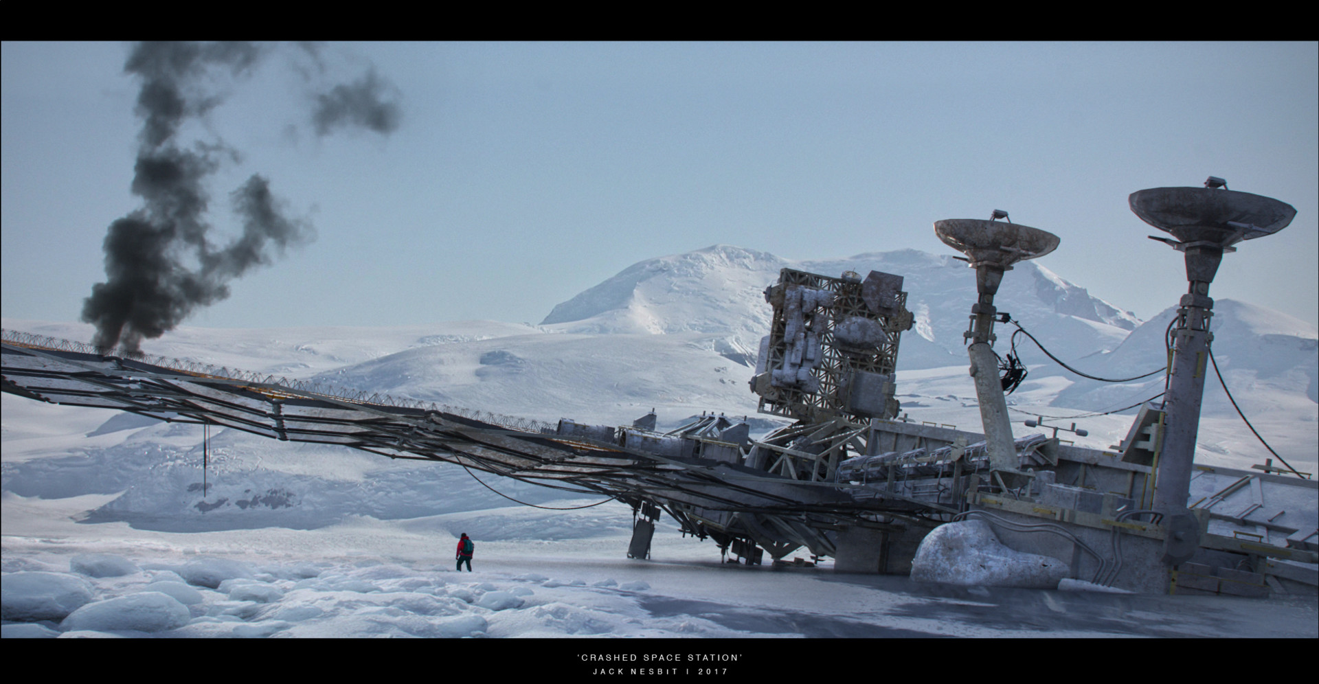 ArtStation - Crashed Space Station