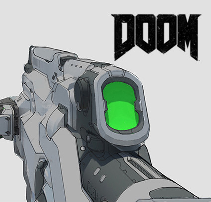 ArtStation - Doom 2016 Plasma Rifle Mods