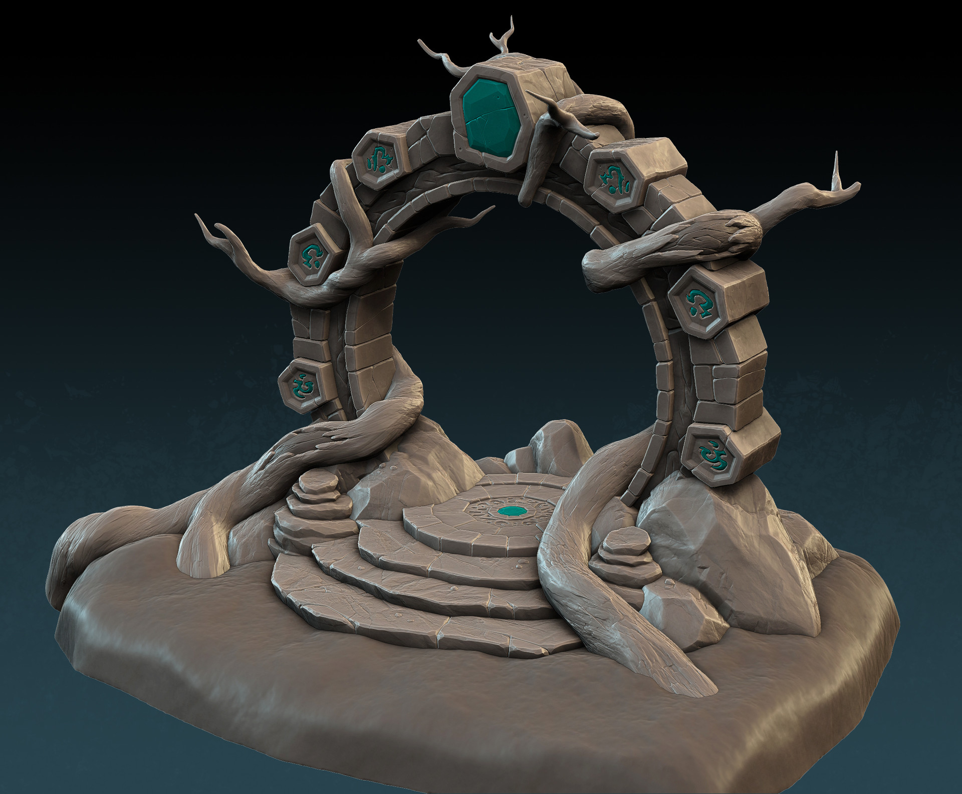 ArtStation - Cavern Environment - Asset Sculpts